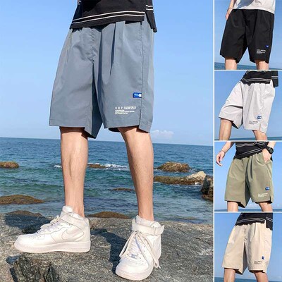orts Mens Summer Thin Outerwear Casual Pants Mens Five-poi