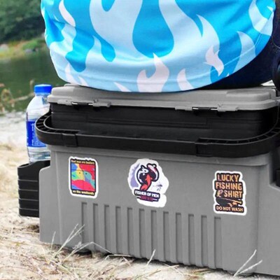 Tackle Box Large Tacklebox Container Dual Layer Fishing Acce