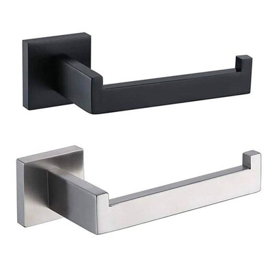 Bathroom Toilet Paper Stand Stainless Steel Matte Black Toil