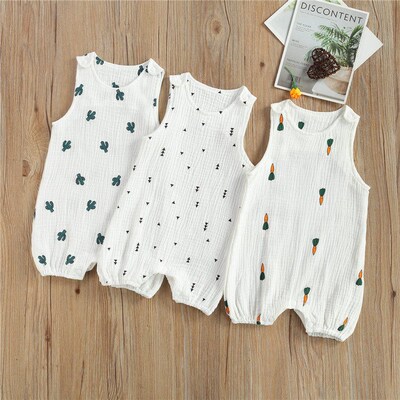 Baby Boys Girls Romper Summer Toddler Newborn Infant Sleevel