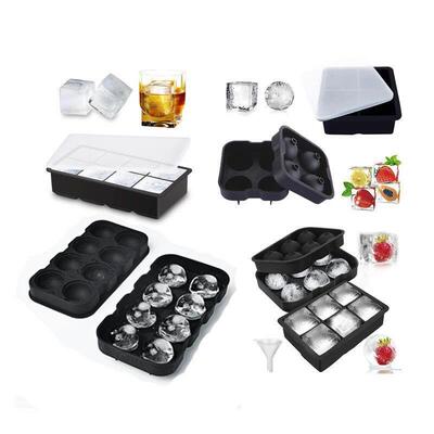 Silicone ice lattice ice box bar whisky large ice cube cube