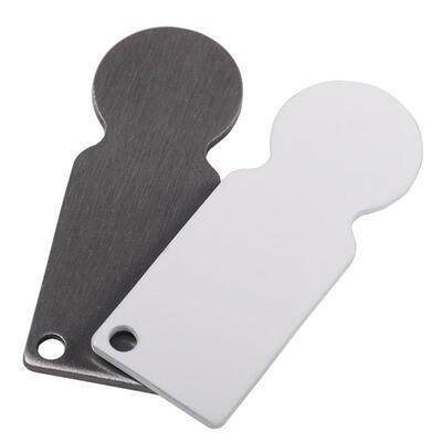 Free Shipping 20Pcs/Lot Sublimation Blanks Stainless Steel S