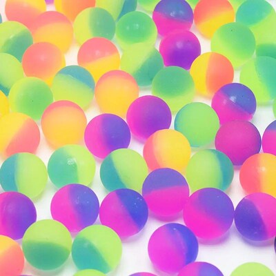 12Pcs/lot Luminous Moonlight High Bounce Toy Balls Kids Gift
