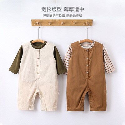 Baby Vest Spring Bodysuit Cotton Infant Clothing Outerwear S
