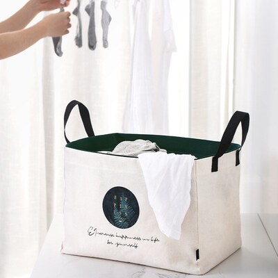 Household  Foldable Dirty Clothes Basket Large Capacity Port