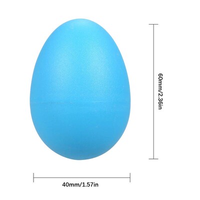 10Pcs Egg Shakers Musical Instruments Percussion Egg for Kid