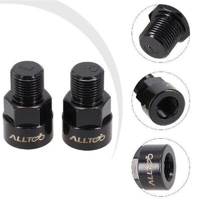 1x Bicycle Pedal Adapter Fits 9/16 Inch Cranks & 1/2 Inch