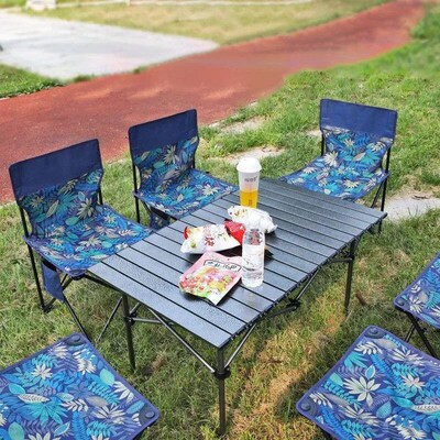 Outdoor Portable Folding Chair With Storage Bag Foldable Car