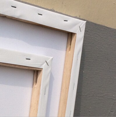 painting canvas blank pane square mounted Art Cotton flax