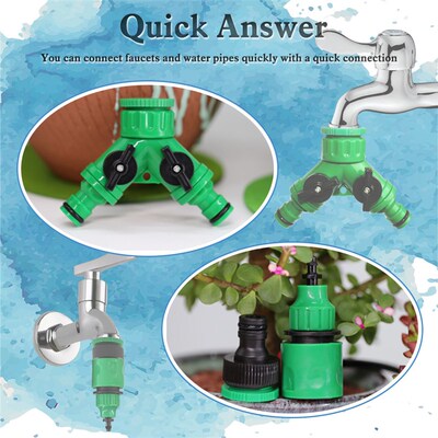 1/4" Hose Drip Irrigation System 360 Degree Adjustable