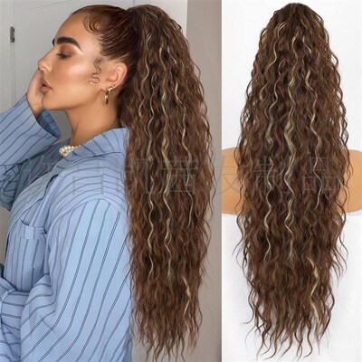 Xuchang Wig Clip tail Water-war Wool Long Curly Hair Floatin