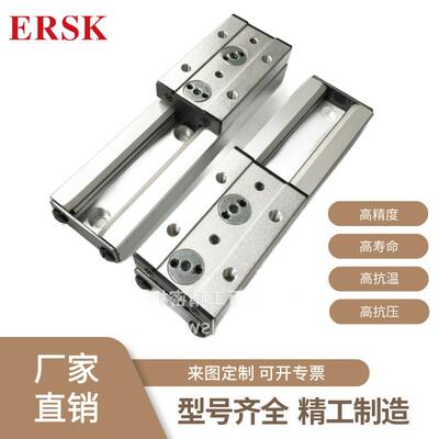 源头供应SGR系列内置双轴心滚轮直线导轨滑块可装锁紧手柄