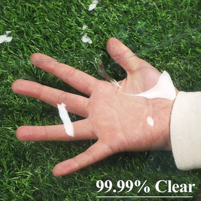 Thicken 0.35mm Outdoor Transparent Tarpaulin Patio Pergola C
