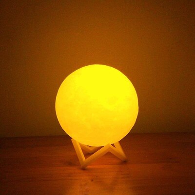 3D Printer Parts Moon Lamp Light Board 16 Colors Remote Cont