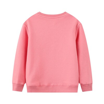 Jumping Meters Girls Squirrel Applique Sweatshirts Long Slee