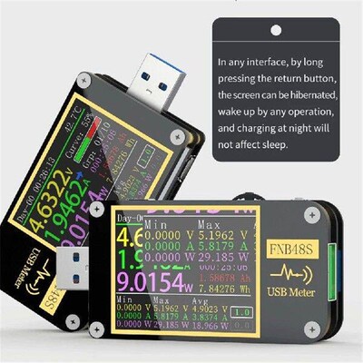 FNB48S PD Trigger Voltmeter Ammeter Current And Voltmeter