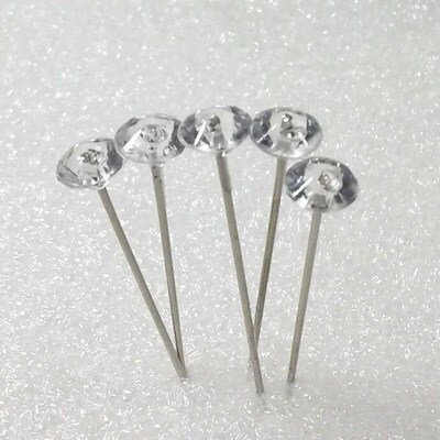 1Box 50/100Pcs Alloy Pins Transparent Diamond Pin DIY Weddin