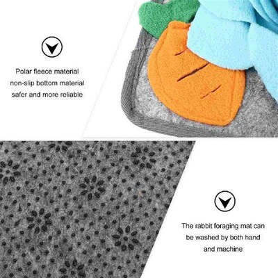 10PCS Snuffle Pad Pet Training Mat Non Polar Fleece Hanging