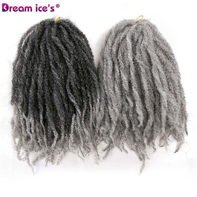 marley braids afro kinky curly hair twist braid 非洲脏辫假发