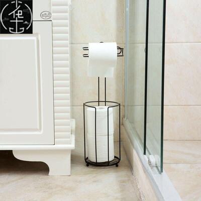 Floor type toilet paper holder, toilet roll paper rack, toil