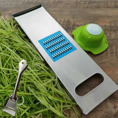 华诚擦丝器土豆丝擦子不锈钢插菜板洋芋擦擦工具萝卜丝刨子刨丝刀