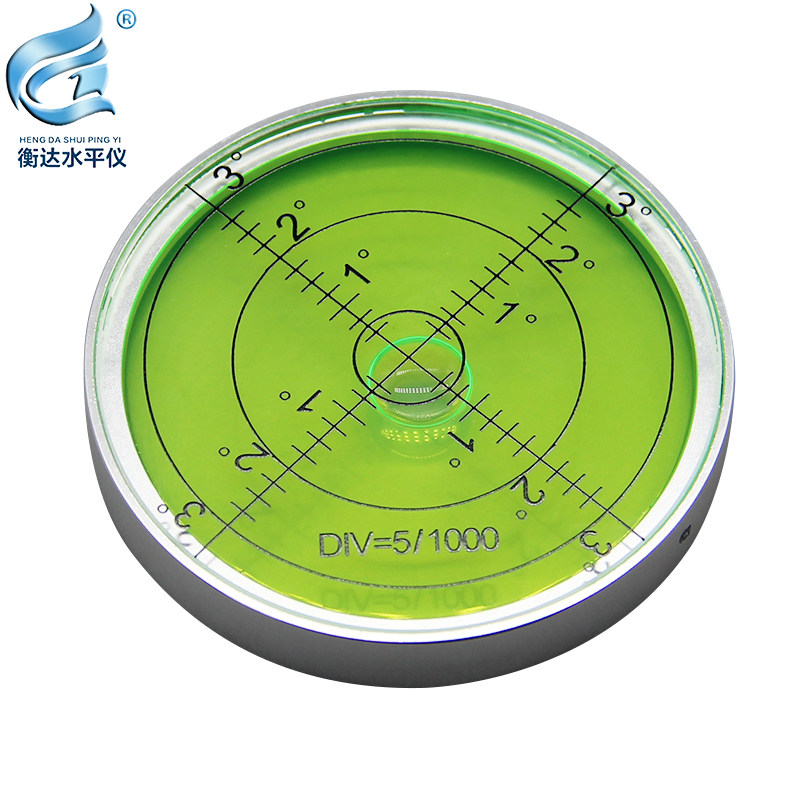 双面玻璃观测水平仪迷小型水平珠万向水平仪高精度便携式水准泡