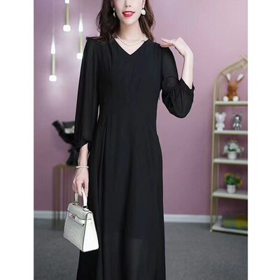 High-end Floral Dress Womens New Summer Dress Young Beautif
