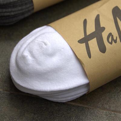 5pair Mens Sock Solid Color Cotton Business Socks男纯色袜子