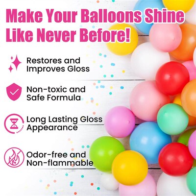DOWMOO Balloon Shine Enhancer - Maintains the lasting luster