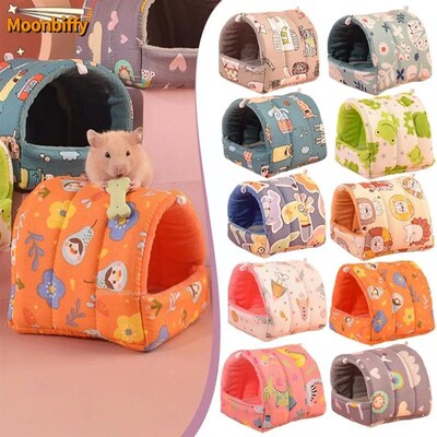 Soft Hamster House Rabbit Rodent Guinea Pig Rat Cage Nest Sm