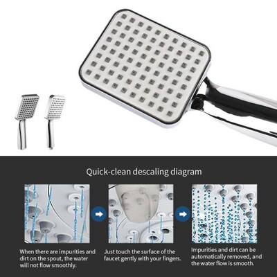 RecabLeght Showerhead Rainfall Bath Rain Shower Head High Pr