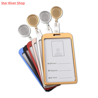 Aluminium Alloy Employee Name ID Card Cover Metal Work Ident