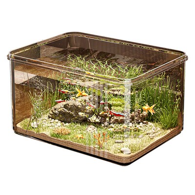 Fish tank turtle breeding imitation glass ecological tank