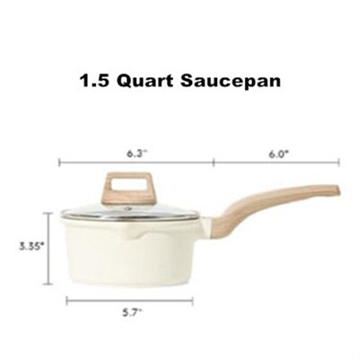 Saucepan Sauce Pan Milk Pan Cooking Nonstick Stone Coating