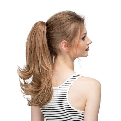 Synthetic Claw Clip In Ponytail Hair Extensions Hairpiece