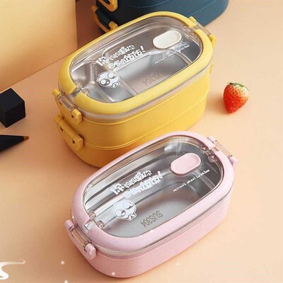 Stainless Steel Insulated Lunch Box student School Tableware