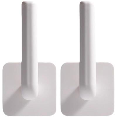 Strong adhesive wall hooks, no drilling required, suitable f