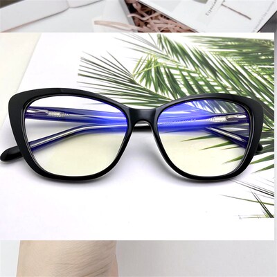 2020 nds Office Anti Blue Light Red Cat Eye Glasses Computer