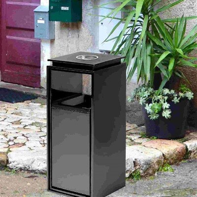 Trash Can Ashtray for outside Patio Ashtrays Basket Desktop