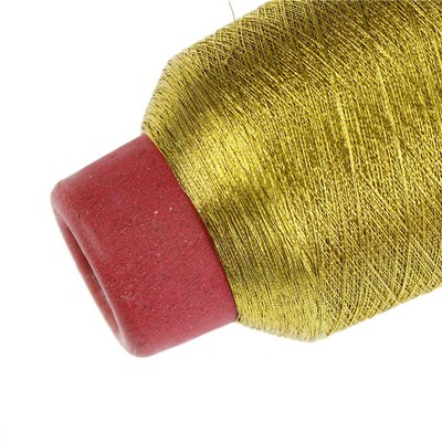 Metallic Thread Embroidery Gold Silver Machine Embroidery Th