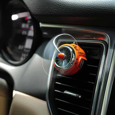 Future Technology Car Air Freshener Cyberpunk Rotating Prope