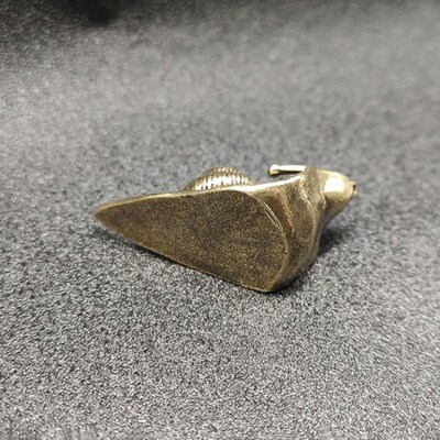 Solid Pure Brass Snail Figurines Miniature Simulation Animal