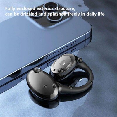 -compatible Clip on Earbuds Low Latency Single Earbuds with