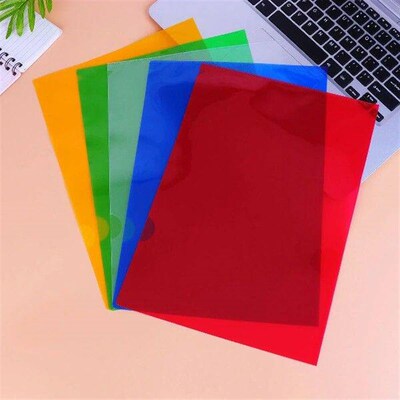 20 Pcs Clear Document Folder A4 Transparent File ganizer