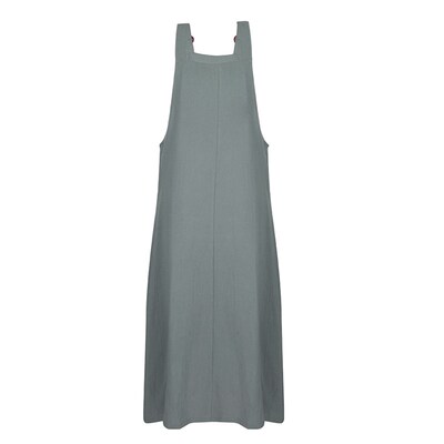 Cotton Linen Overalls Dress for Women  Summer Tank