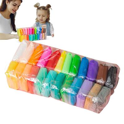 12/24/36pcs Air Dry Clay Set - Non-Toxic Modeling Fun For Ki