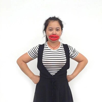 Props Jokes Sausage Red Lips Thick Halloween Funny Horror