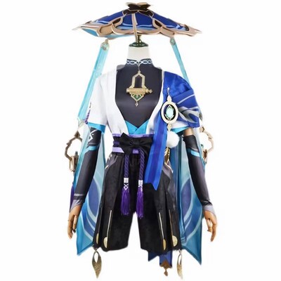 Game Genshin Impact Wanderer Scaramouche Cosplay Full Set of