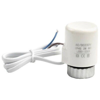 Electric Floor Heating Actuator 230V AC Two Wire For Water
