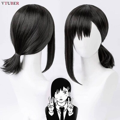 Higashiyama Kobeni Cosplay Wig Chainsaw Man Cosplay 38cm Bla